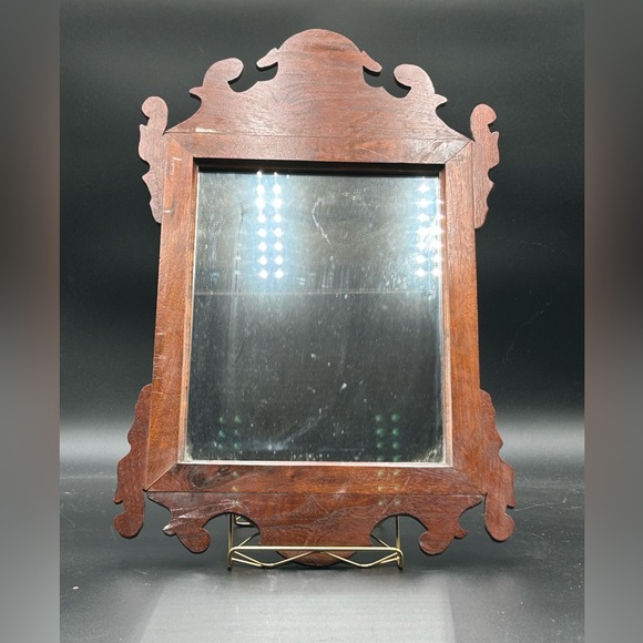 Vintage | Wall Decor | Vintage Chippendale Wood Scroll Mirror Wall ...